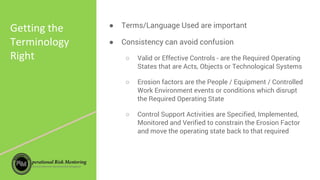 Electrical engineering control plans building on a valid control ...