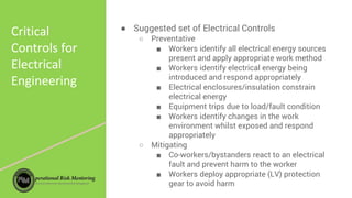 Electrical engineering control plans building on a valid control ...