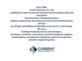 Electrical Engineering Design And Consulting | PPTX