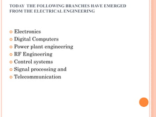 Electrical engineering history | PDF