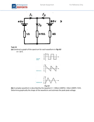 Electrical Engineering Sample Assignment | PDF