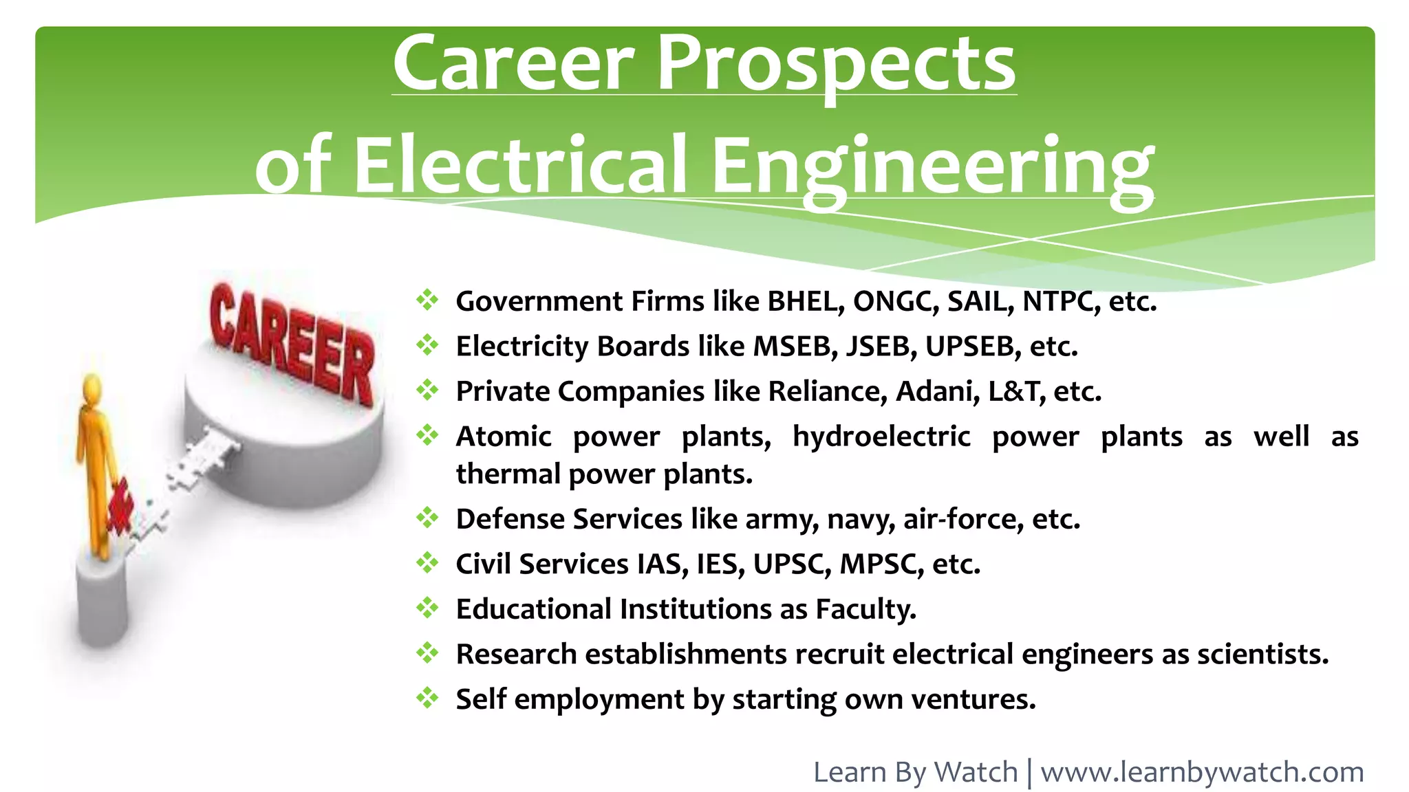 Introduction to Electrical Engineering branch of Engineering | PPTX