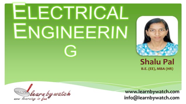 Introduction to Electrical Engineering branch of Engineering | PPTX
