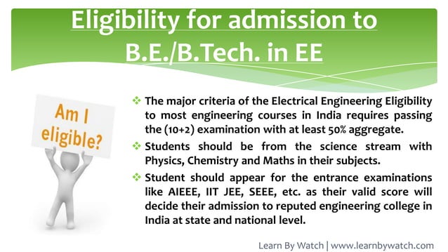 Introduction to Electrical Engineering branch of Engineering | PPTX