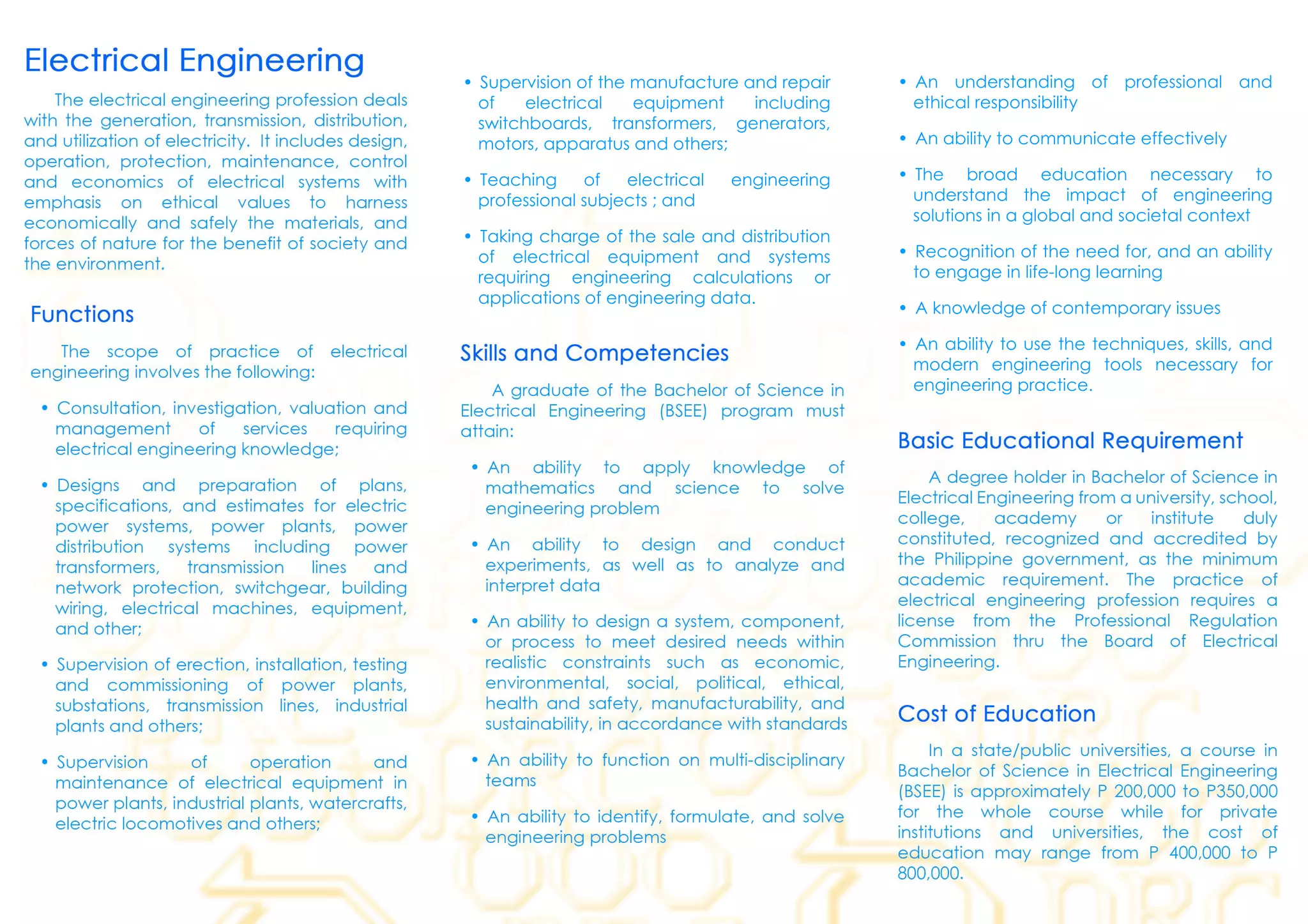 Electrical engineer primer | PDF