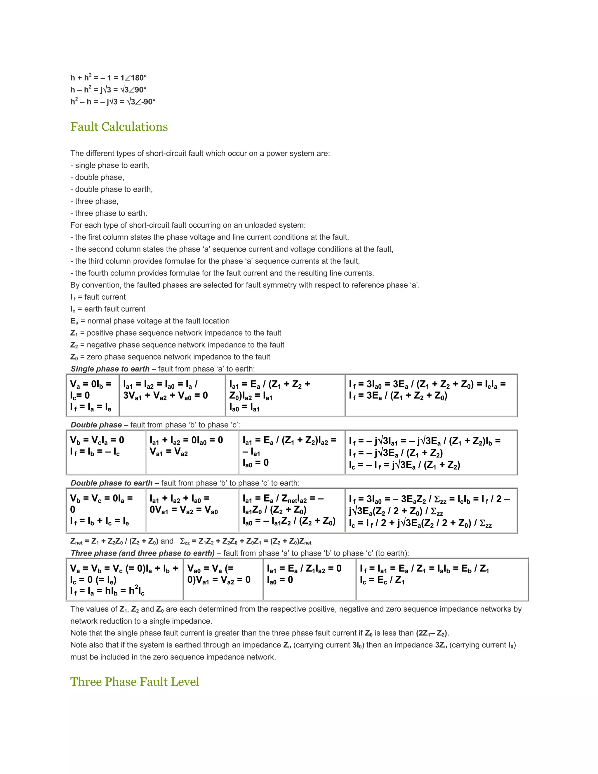 Electrical formulas | DOCX