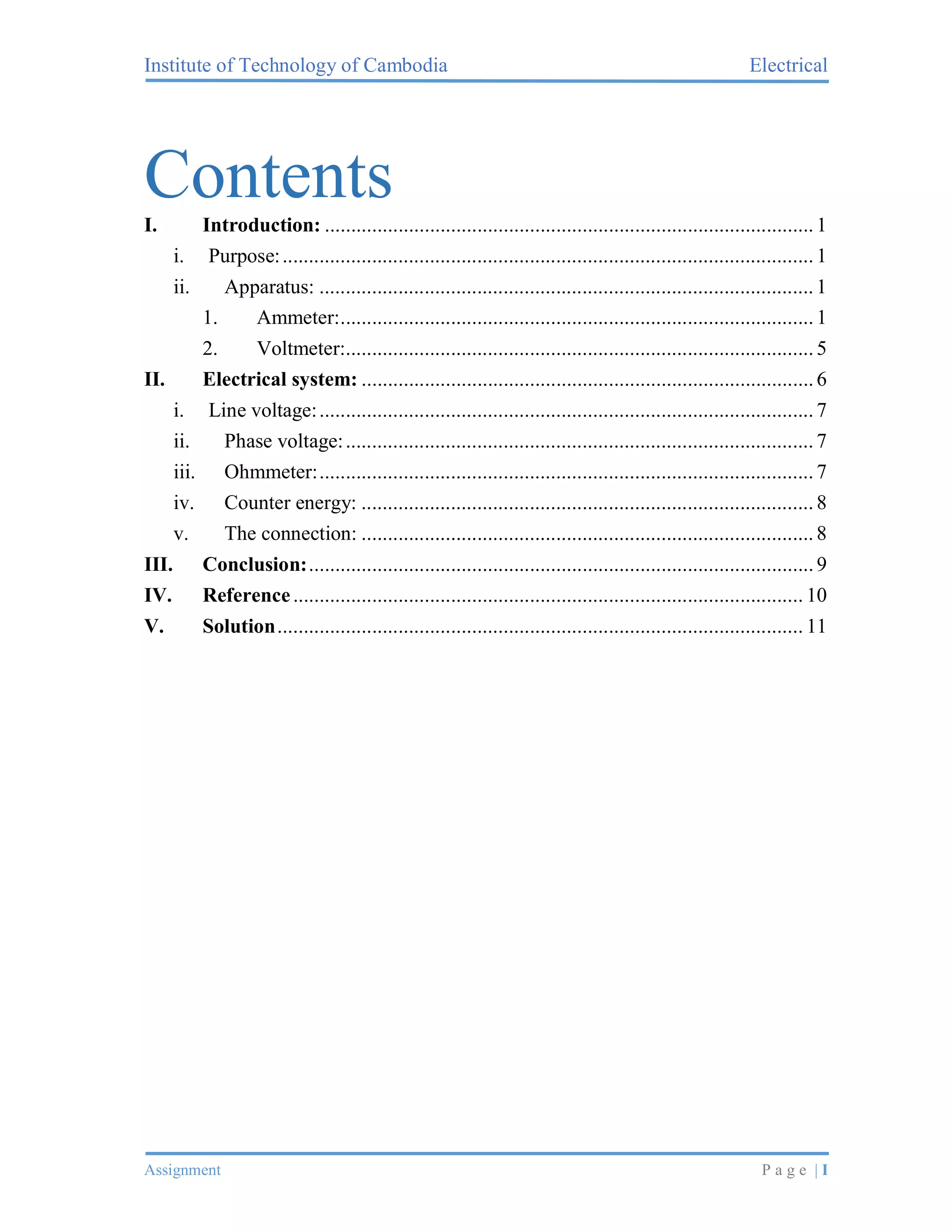 Electrical fundamental assignment | PDF