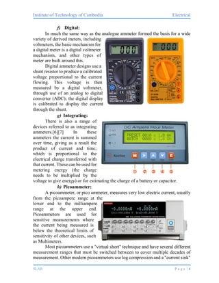 Electrical fundamental assignment | PDF