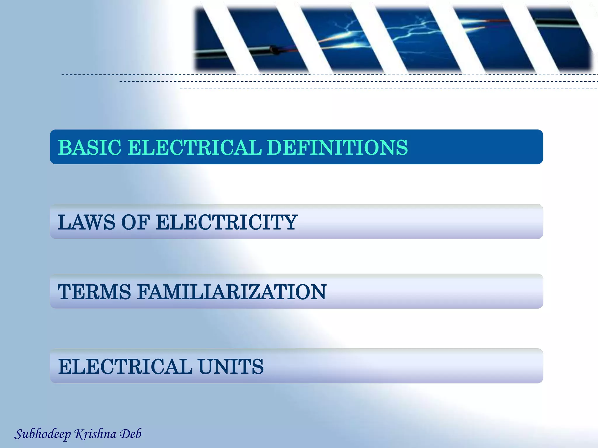 Electrical fundamentals Part 1 | PPT