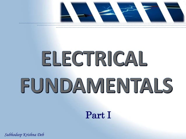 Electrical fundamentals Part 1 | PPT