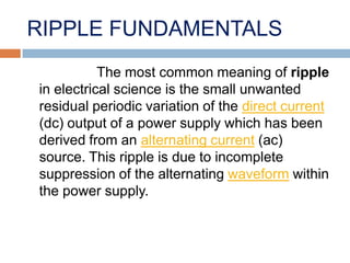 Electrical fundamentals terms | PPTX
