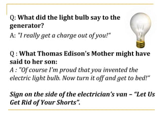 Electrical_Funny.ppt on electrical safety | PPT