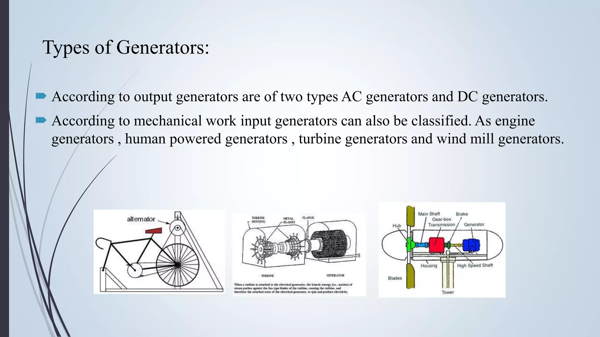 Electrical generator | PPTX