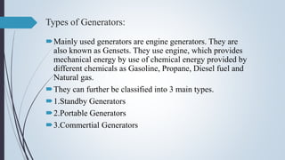 Electrical generator | PPTX