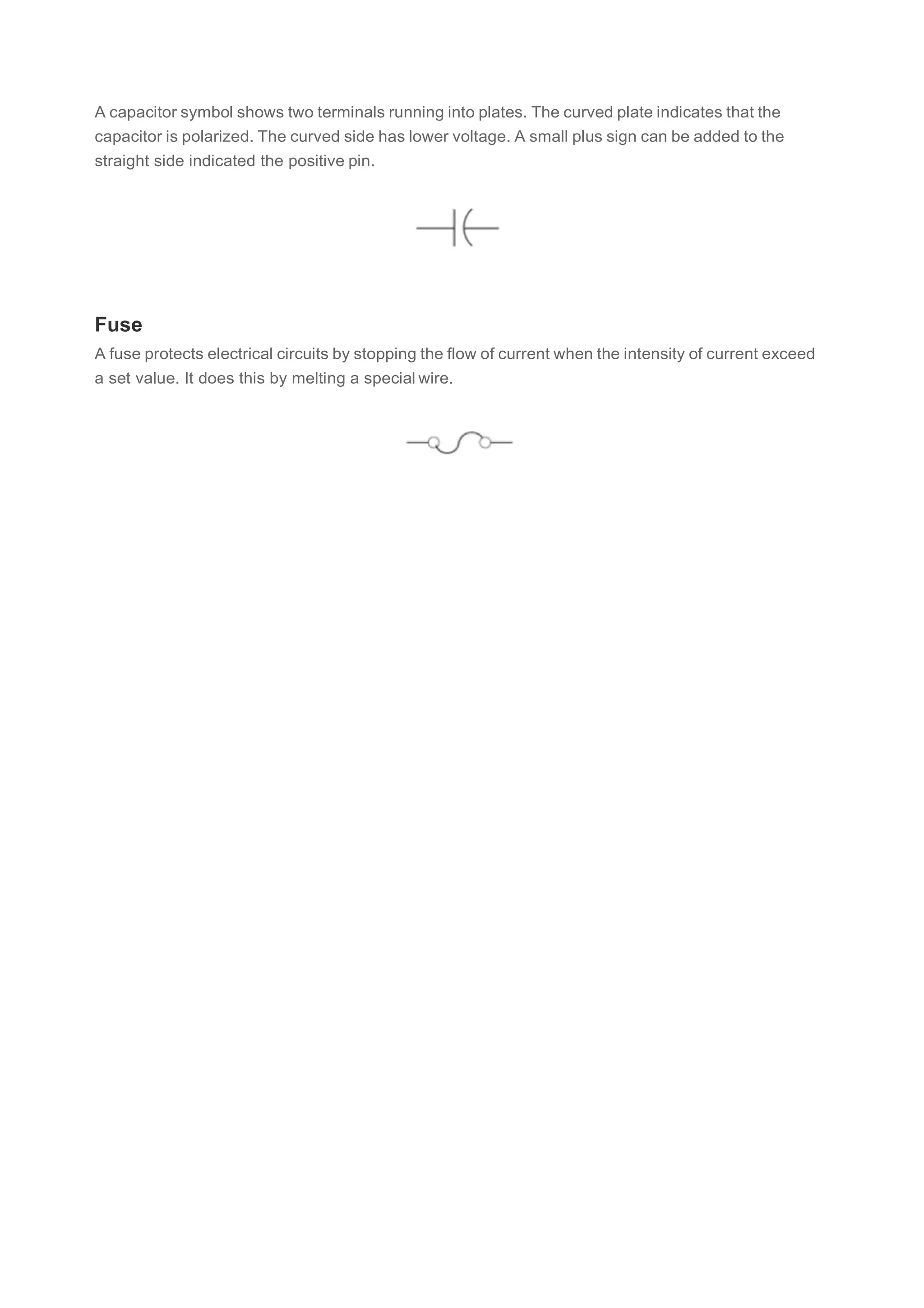 Electrical glossary or symbols | PDF