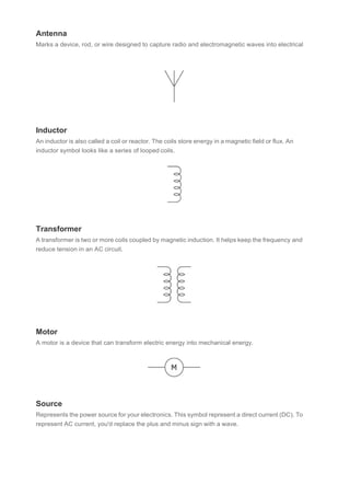 Electrical glossary or symbols | PDF