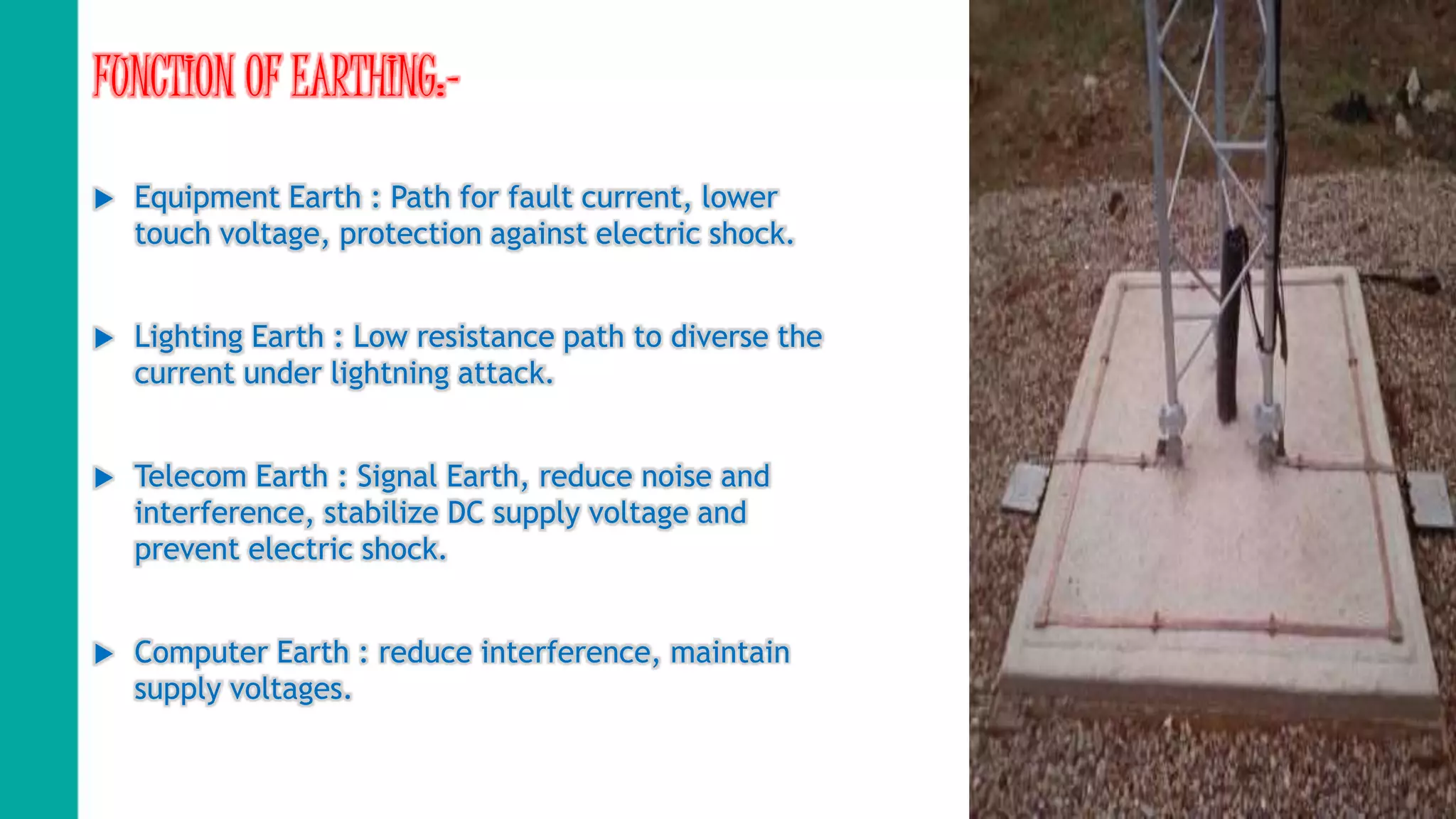 Electrical grounding and earthing | PPTX