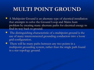 Electrical grounding and earthing systems | PPT