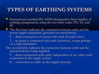 Electrical grounding and earthing systems | PPT