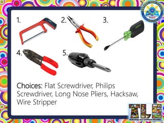 Electrical hand tools and equipment | PPTX