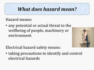 Electrical hazard | PPTX