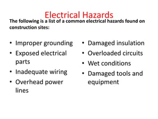 Electrical hazardous | PPT
