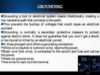 Electrical hazards and their preventions | PPT