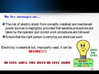 Electrical hazards and their preventions | PPT