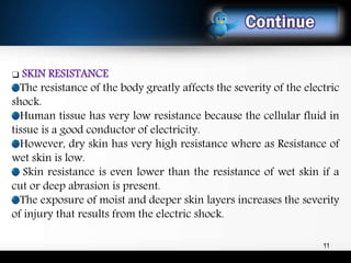 Electrical hazards | PPT