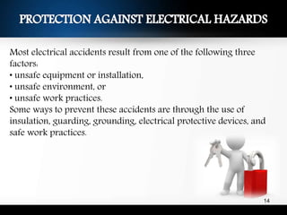 Electrical hazards | PPT