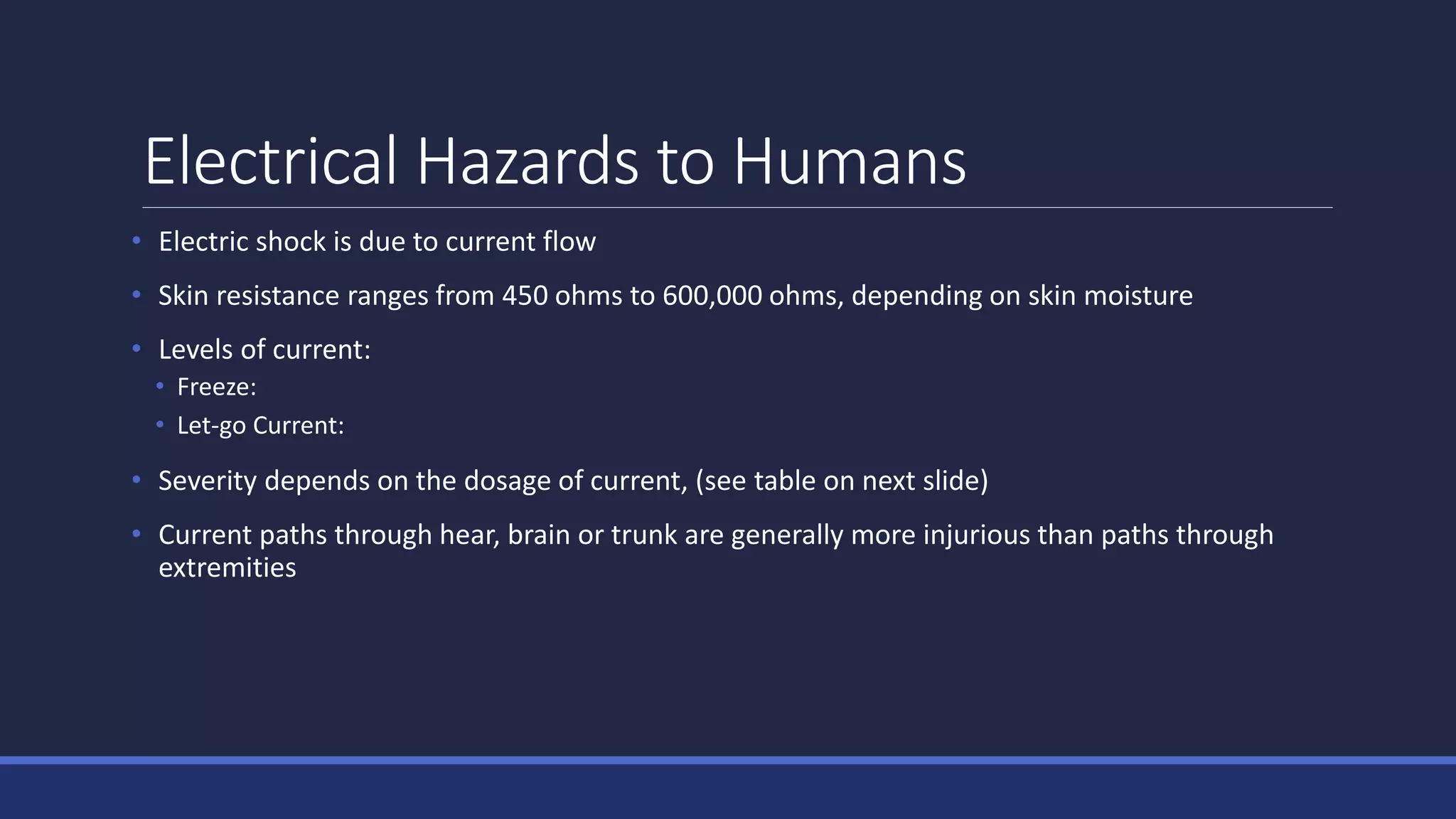 Electrical hazards | PPTX