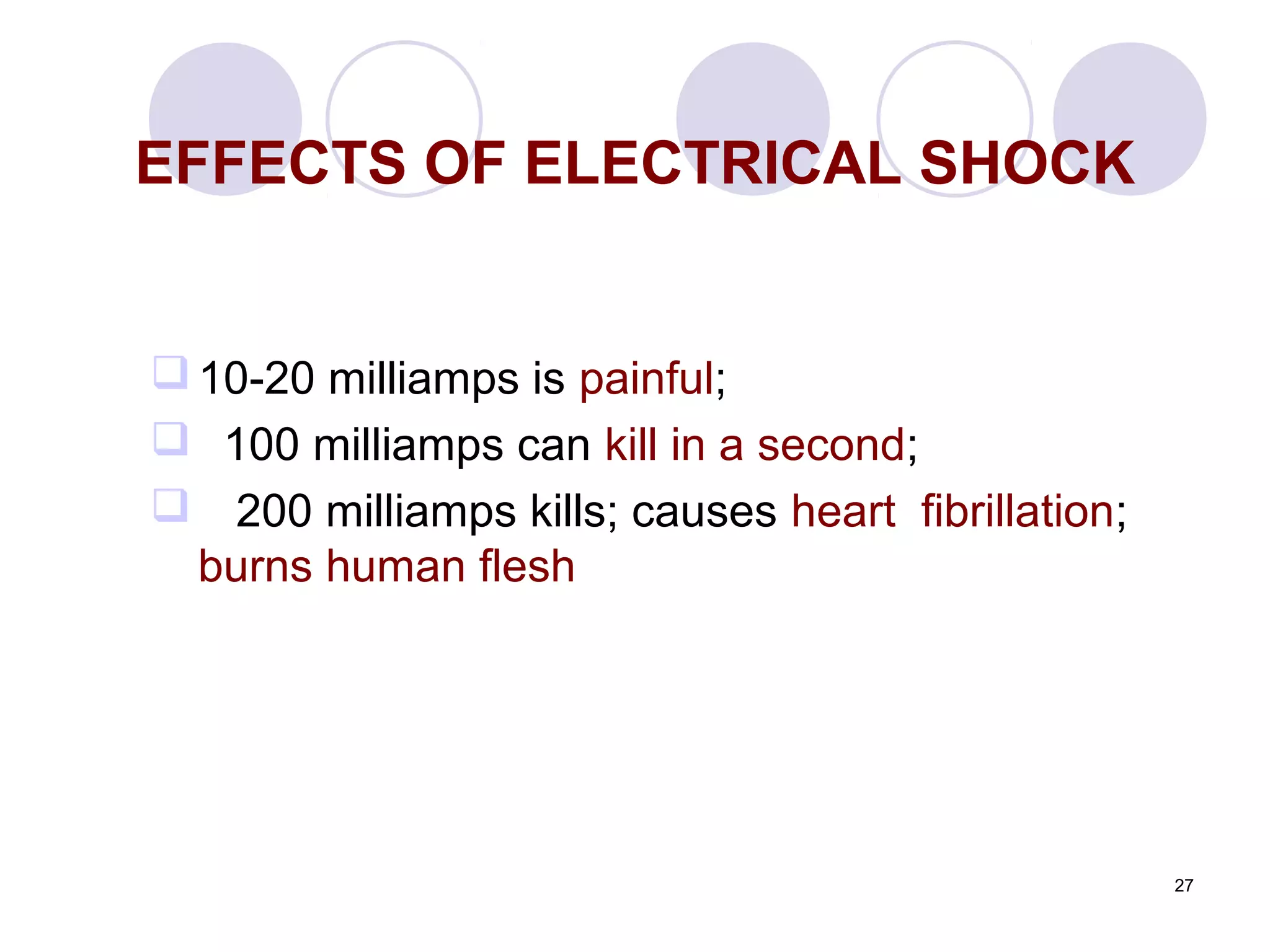 Electrical hazards and safety by Sai Chaithanya Sharma | PPT