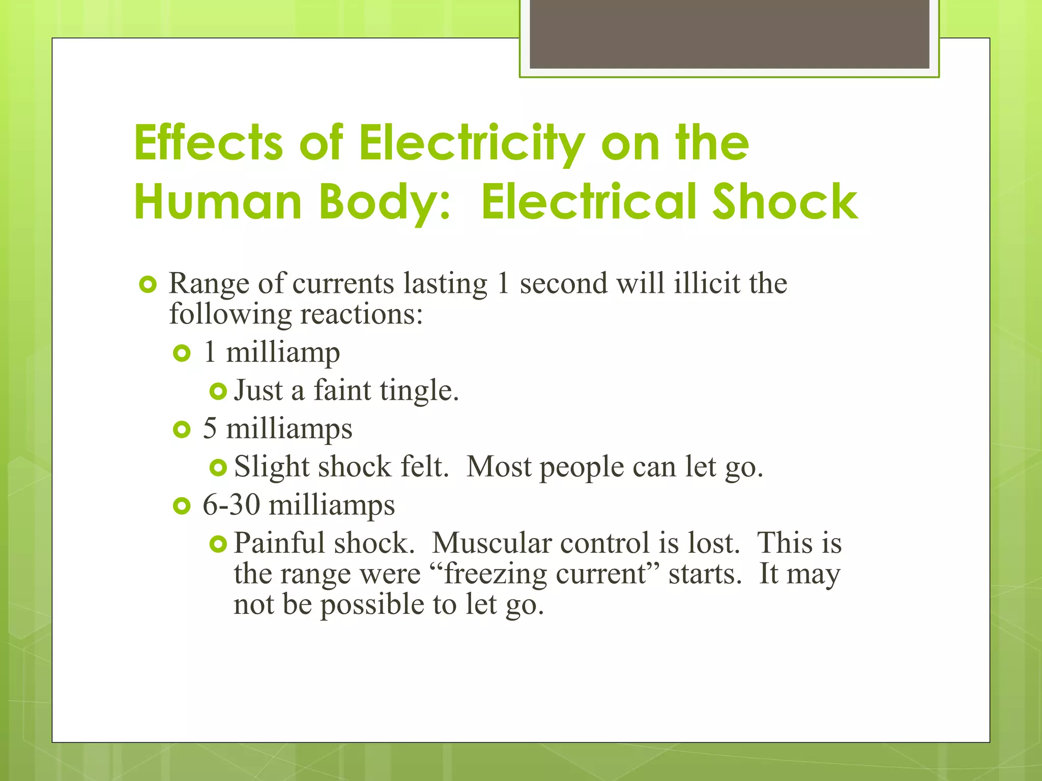 Electrical hazards & safety training | PDF