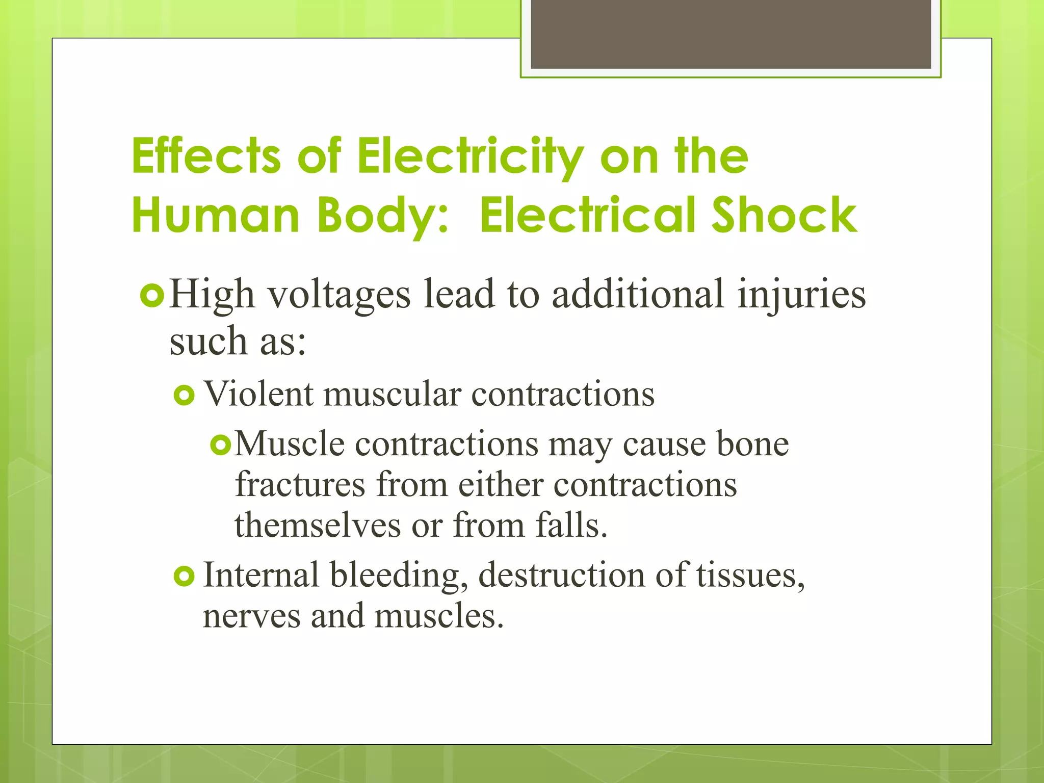 Electrical hazards & safety training | PDF