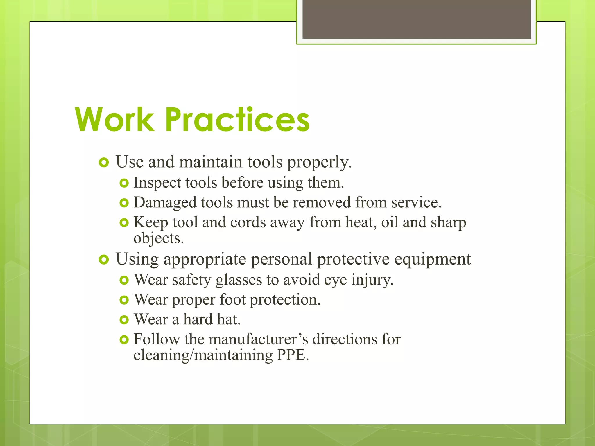 Electrical hazards & safety training