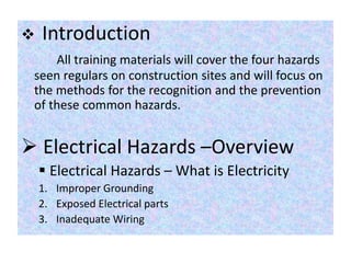 Electrical hazards SEKHAR.pptx | Free Download