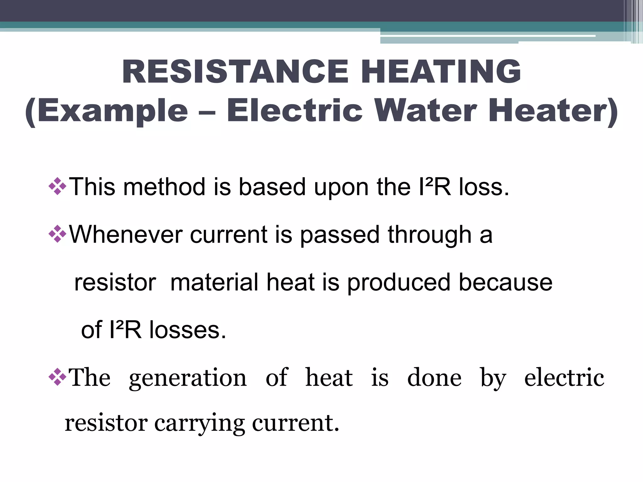 Electrical heating | PPTX