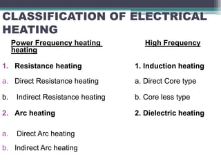 Electrical heating | PPTX