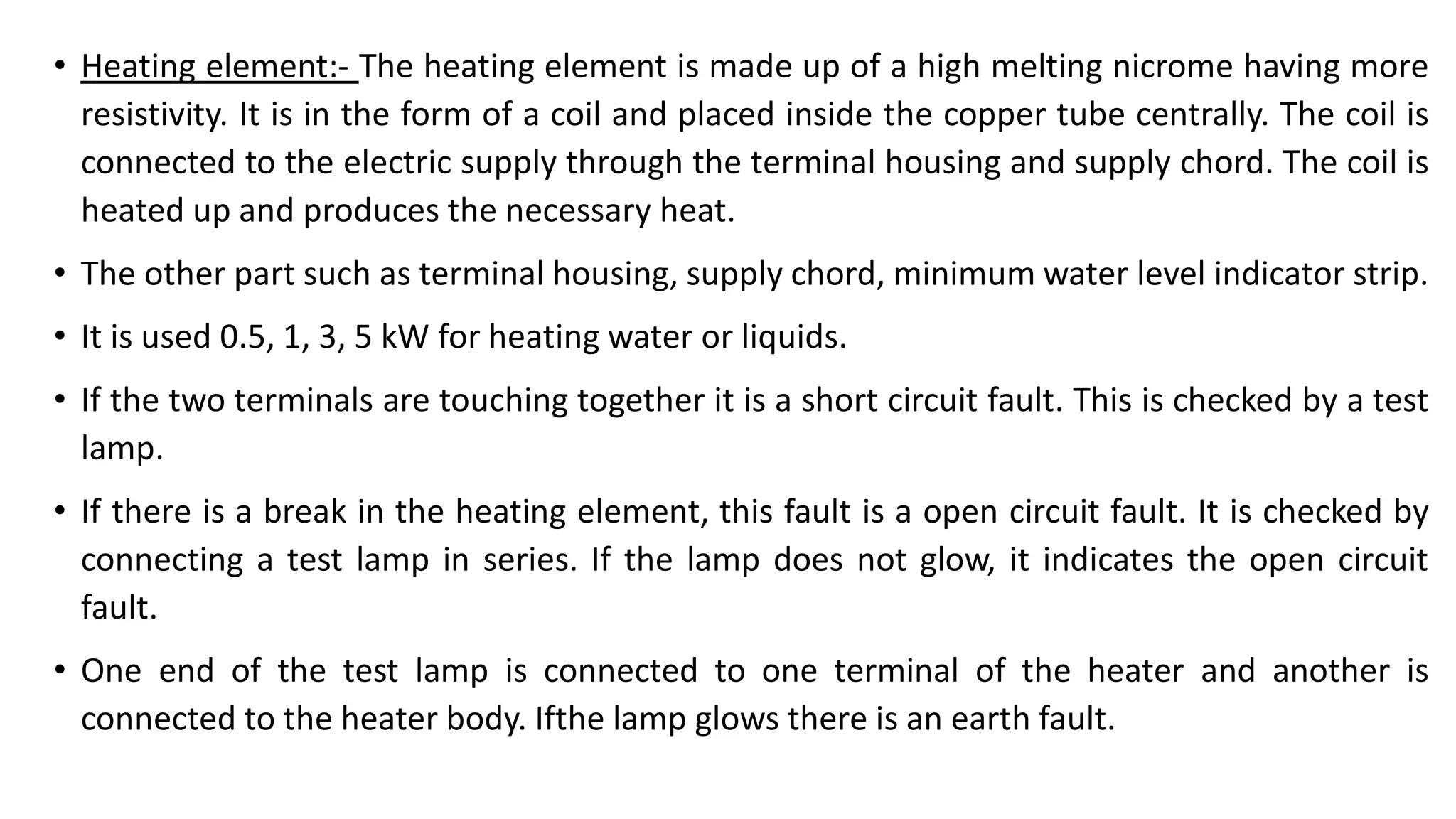 Electrical heating | PDF
