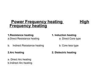 Electrical heating & amp; welding | PPT