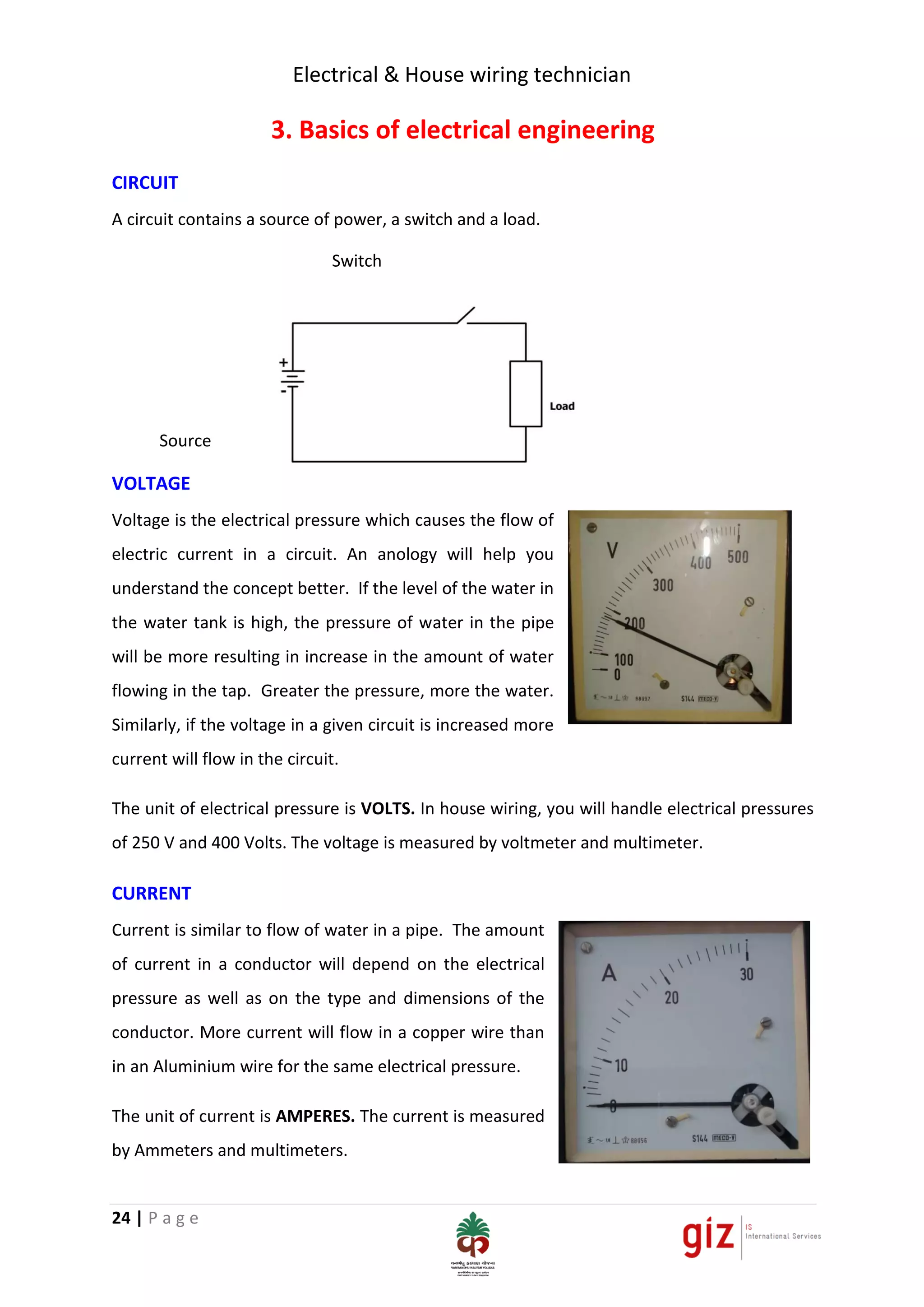 Electrical & house wiring technician book soft copy | PDF