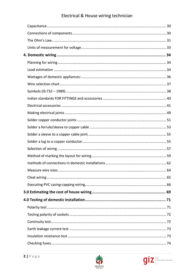 Electrical & house wiring technician book soft copy | PDF