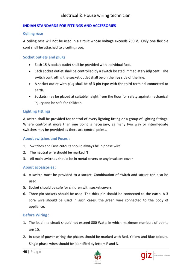 Electrical & house wiring technician book soft copy | PDF
