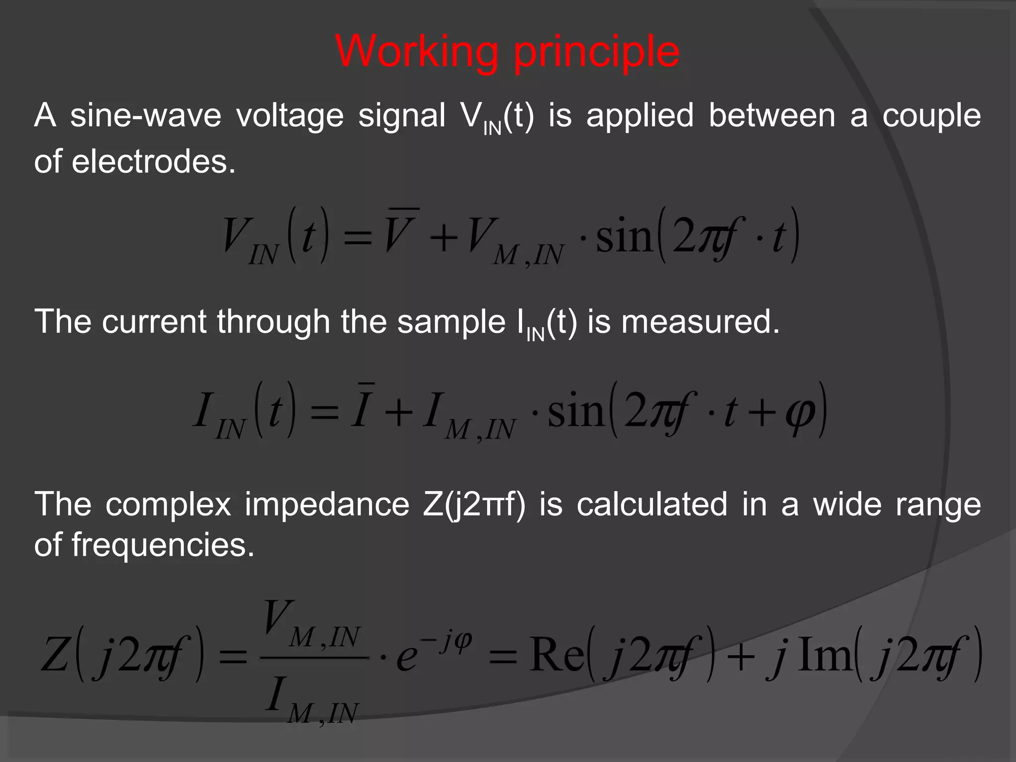 Electrical impedance spectroscopy - Theory and Applications | PPT
