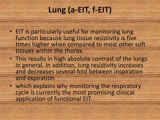 Electrical impedance tomography | PPTX