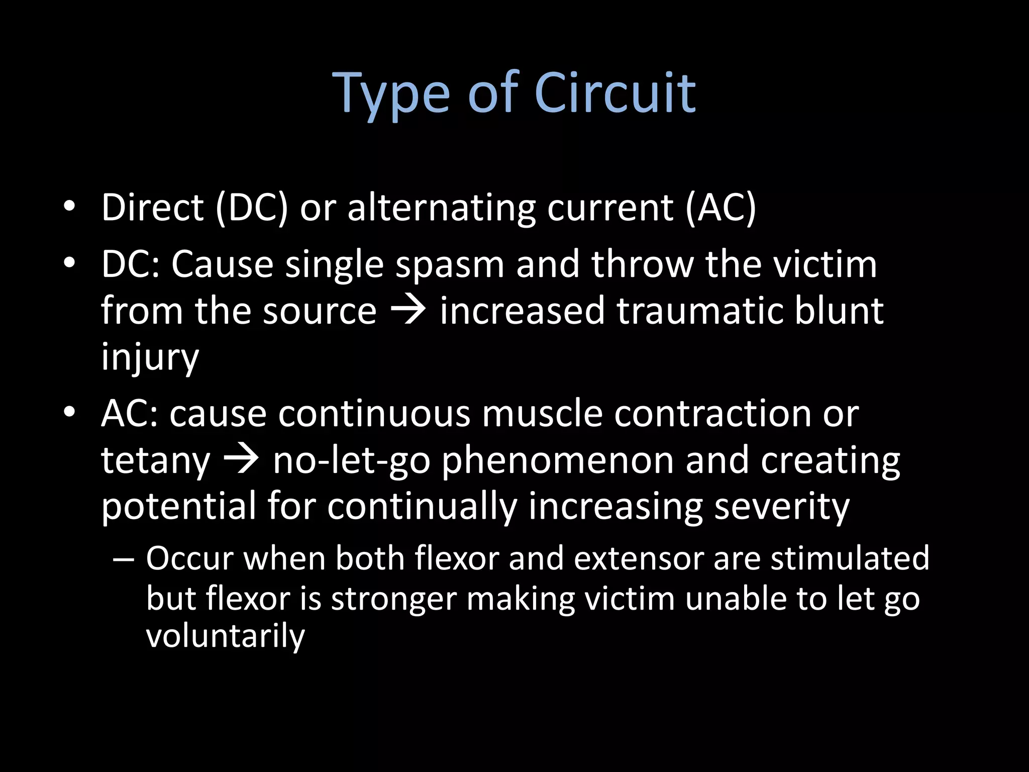 Electrical injury and burn | PPTX