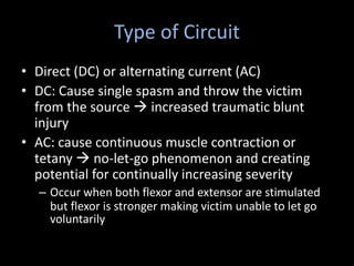 Electrical injury and burn | PPTX