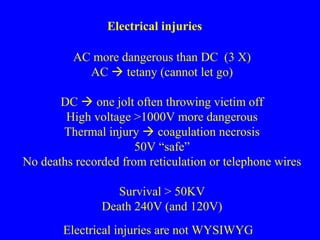 Electricity and Electrical Injuries | PPT