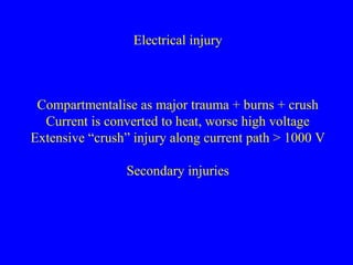 Electricity and Electrical Injuries | PPT