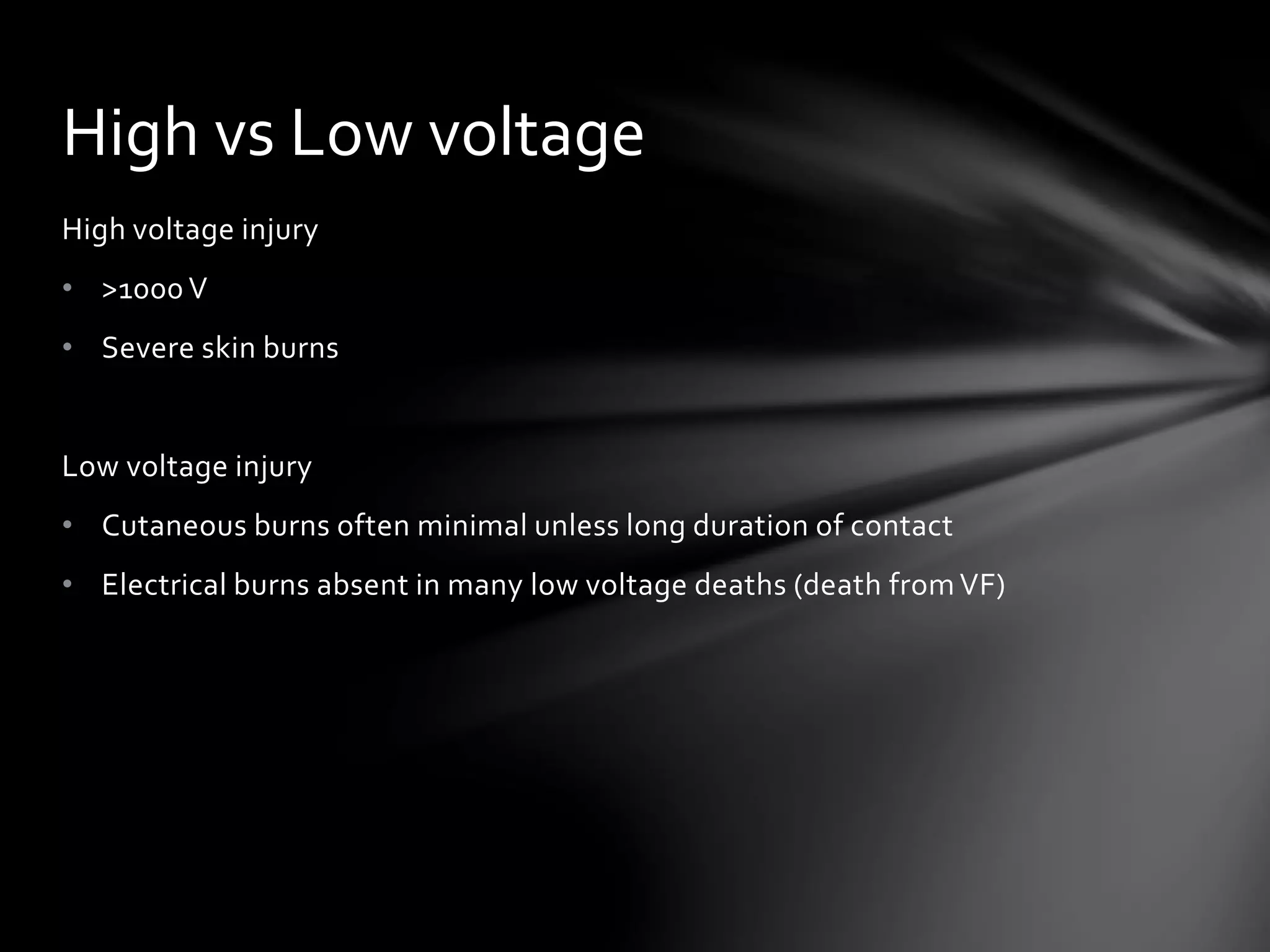 Electrical injuries | PPTX